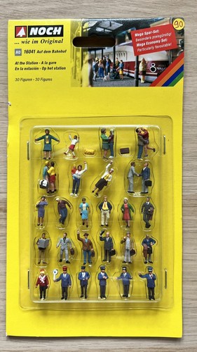 Lot n 90 - MÉGA LOT 30 Figures Figuren personnages NOCH 16041 HO à la ...