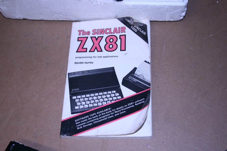zx81 timex Sinclair 1000 microswitch keyboard composite, with TV ...