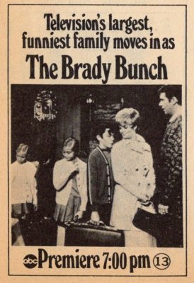 1969 ABC TV AD ~ THE BRADY BUNCH TELEVISION PREMIERE & FIRST EPISODE ...
