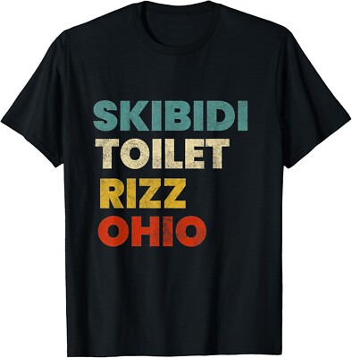 Skibidi Toilet Rizz Ohio T-Shirt, Hoodie, Sweatshirt | eBay