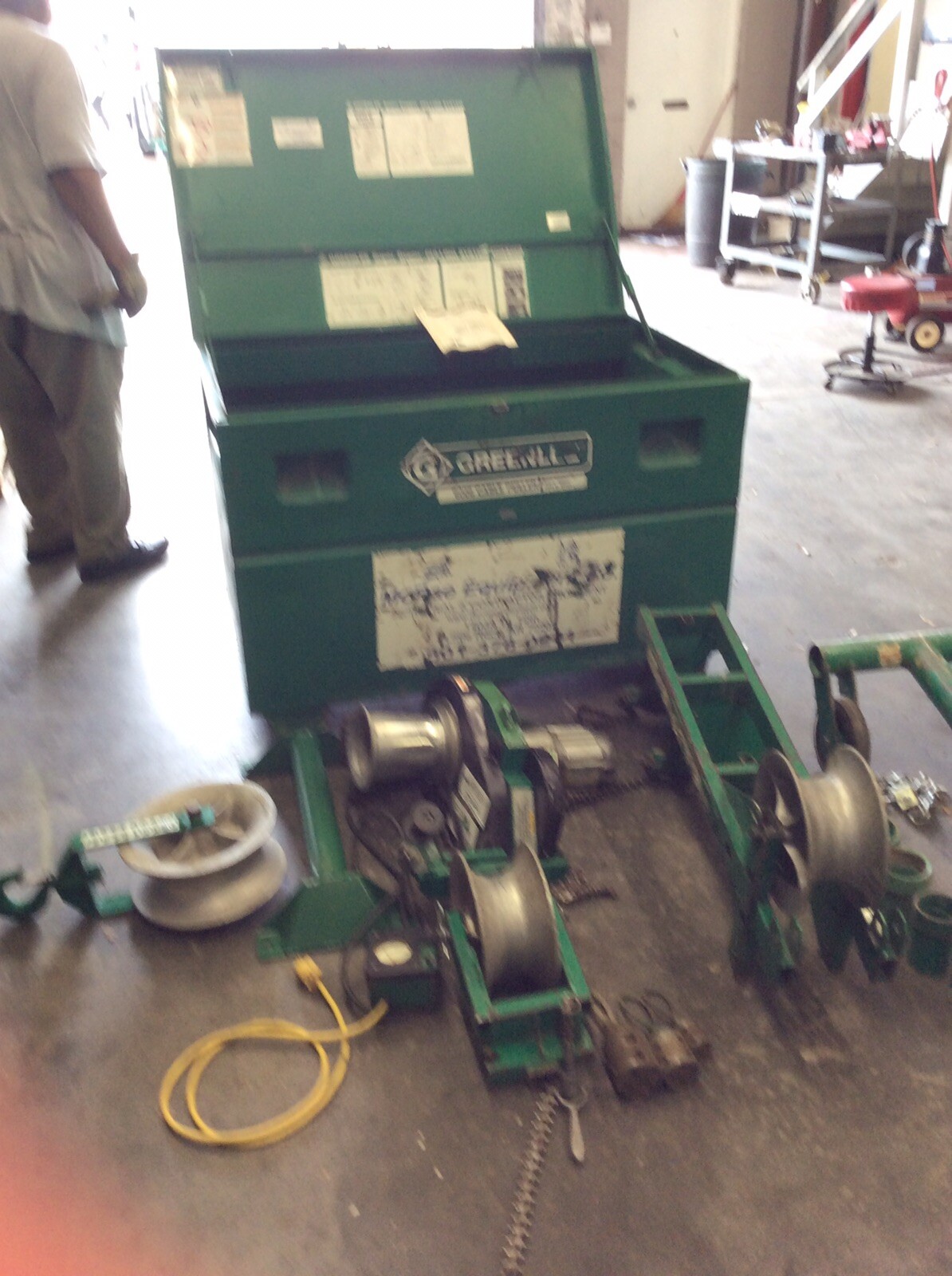 GREENLEE 6006 6500 WIRE PULLING TUGGER SYSTEM | eBay