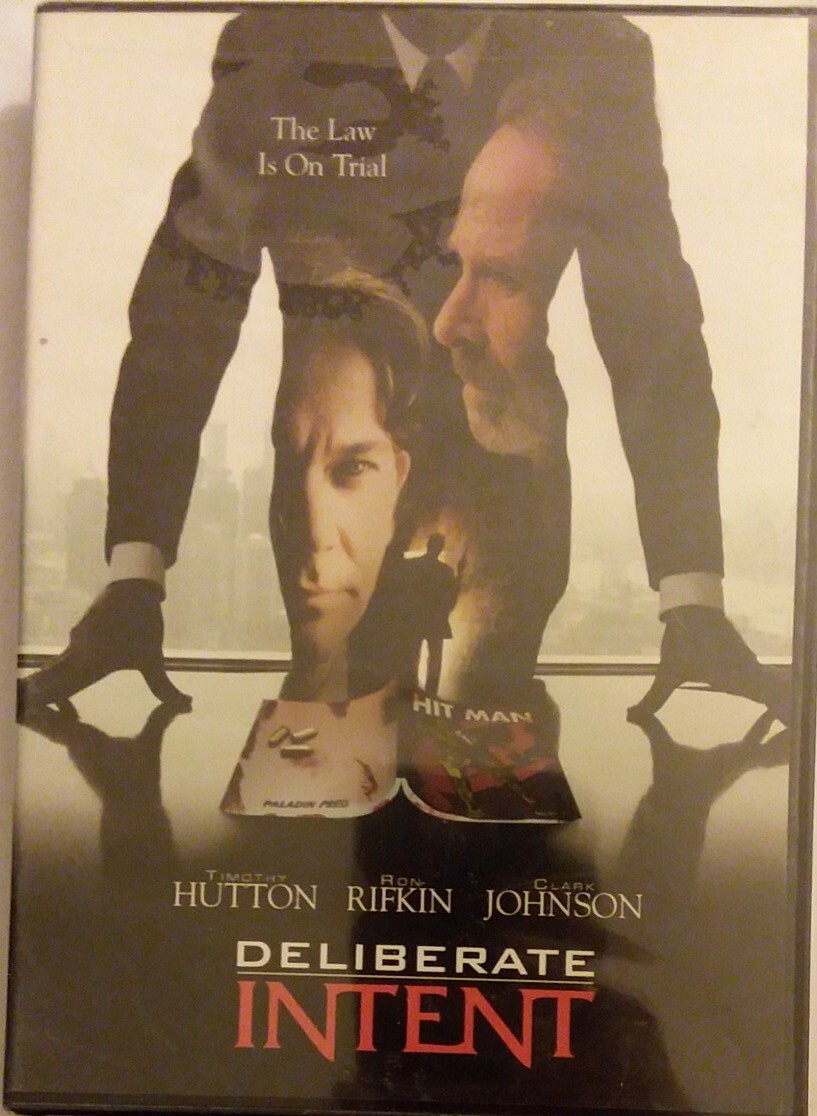 Deliberate Intent DVD Penny Johnson Dean McDermott 1st Amendment OOP ...