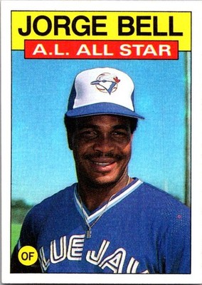 Jorge Bell 1986 Topps #718 Toronto Blue Jays | eBay