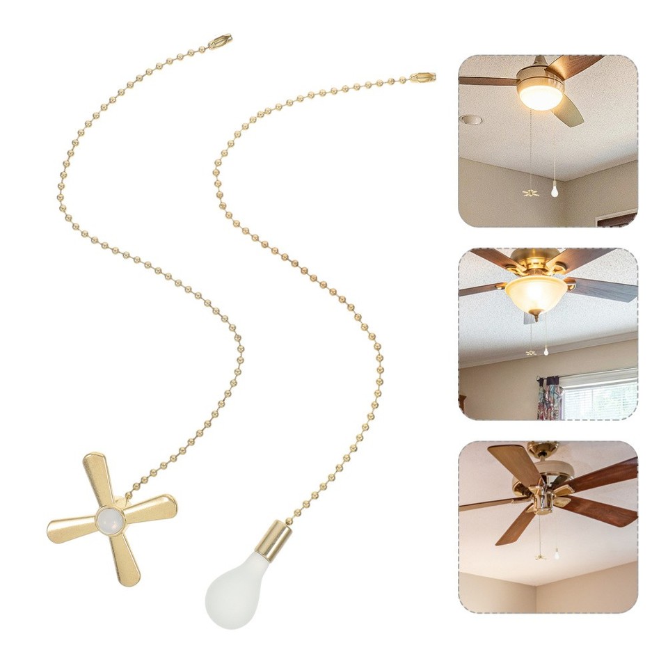 Fan Chain Pendant Ceiling Pull Decorative Light Pulls Extension Chains ...