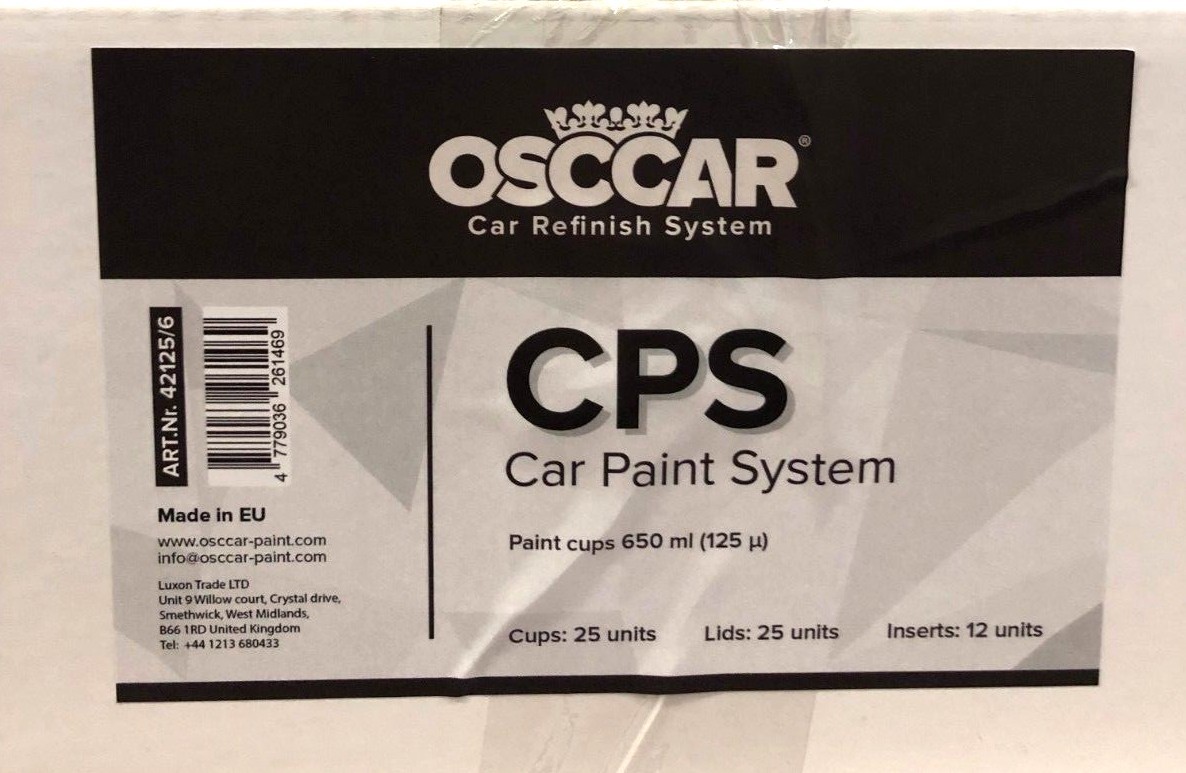 OSCCAR CPS PREPARATION SYSTEM LIDS AND LINERS 650ml (compatible with 3M ...