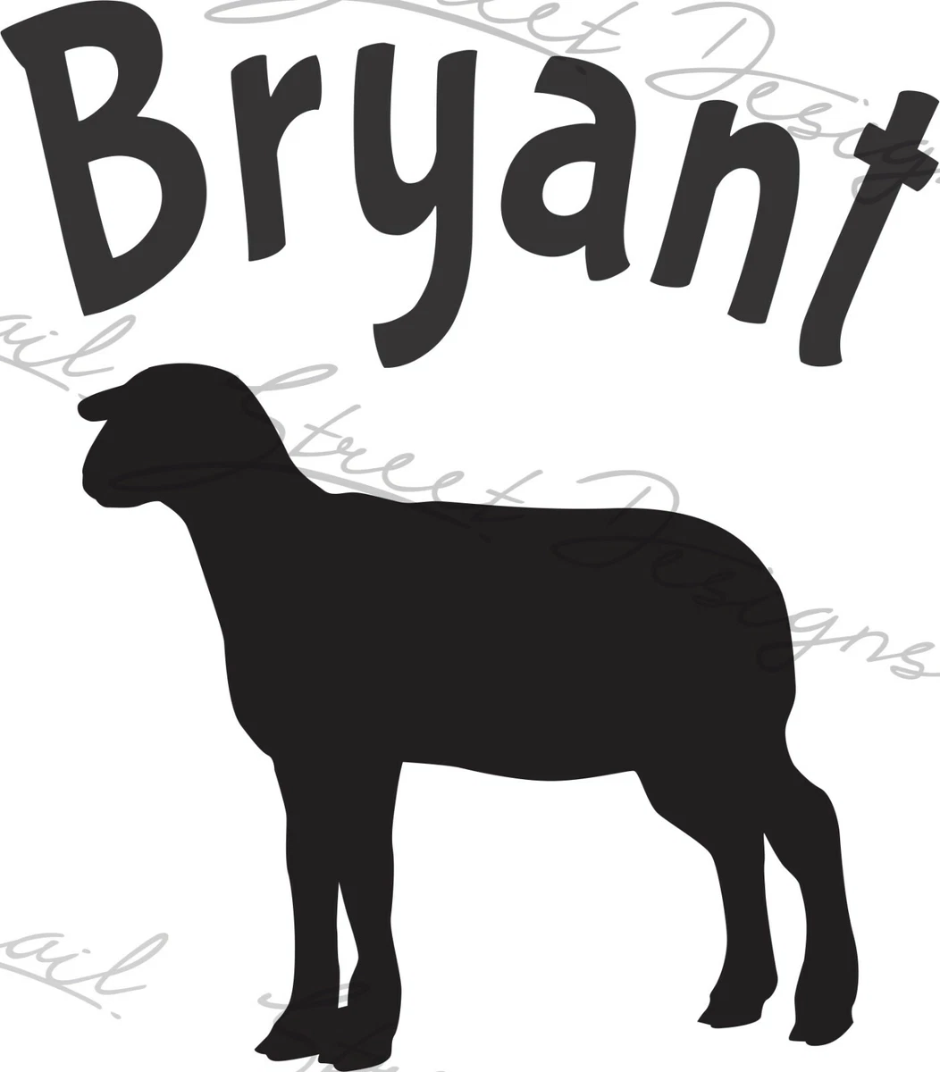 Show Lamb Decal
