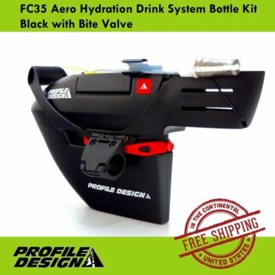 Profile Design FC35 Aero Hydration Drink System Bottle Kit Black with ...