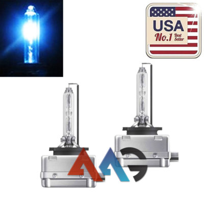 2x D3C D3R D3S 10000K Dark Blue HID Xenon Headlight OEM Philips ...