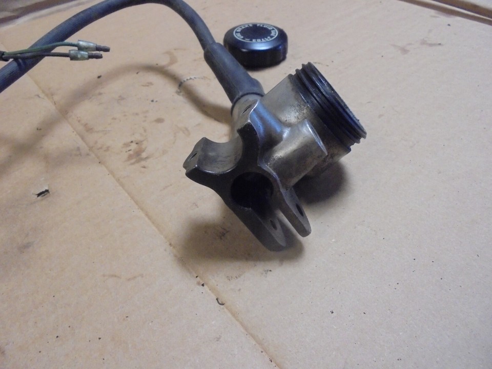 1974 Honda CB360 OEM #3 Front Brake Master Cylinder/Line/Cap (Parts ...