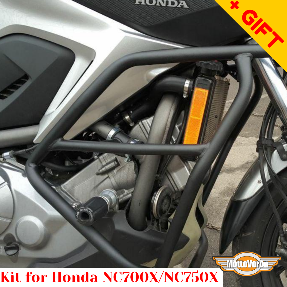 For Honda NC750X Crash bars NC700X Rack luggage system NC750XA NC700XA ...