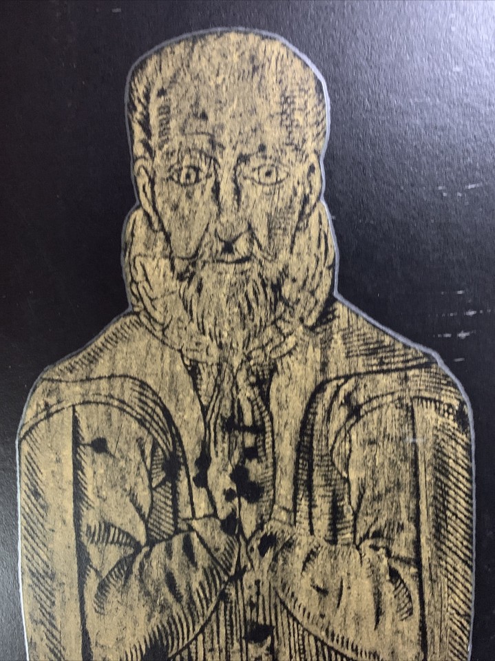British English Brass Rubbings Roger Martin ,1615 25"L X 10" W~Long ...