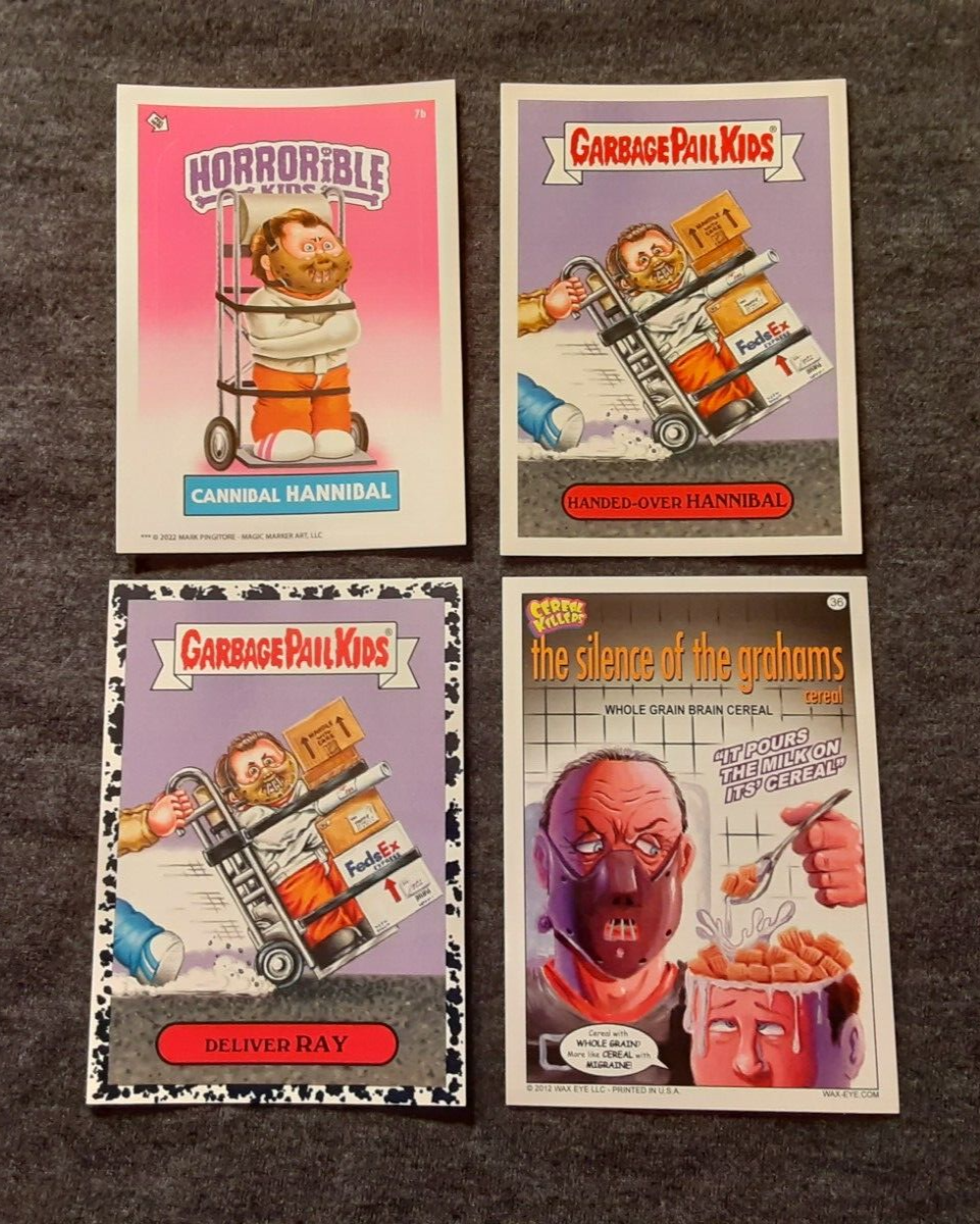 garbage pail kids Bruised silence of the lambs cereal killers joe simko ...