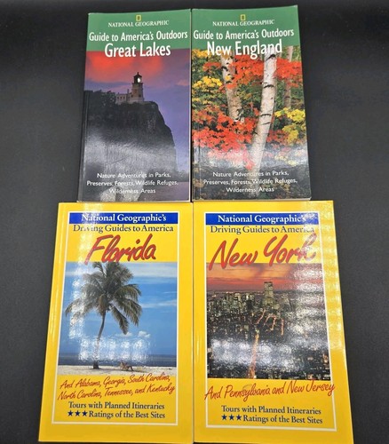 4 North American Travel Books National Geographic Guide to America's ...