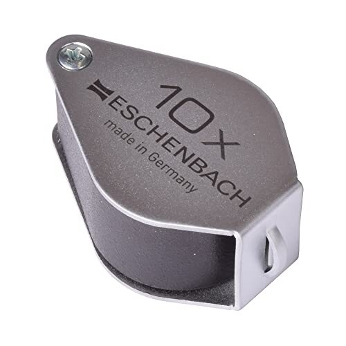 Eschenbach inspection loupe folding metal magnifier 10x magnification ...