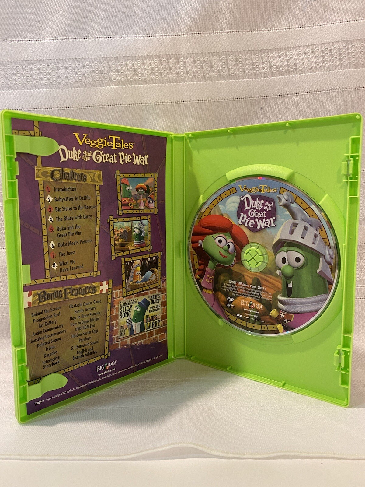 Big Idea DVD Veggie Tales: Duke And The Great Pie War - A Lesson In ...
