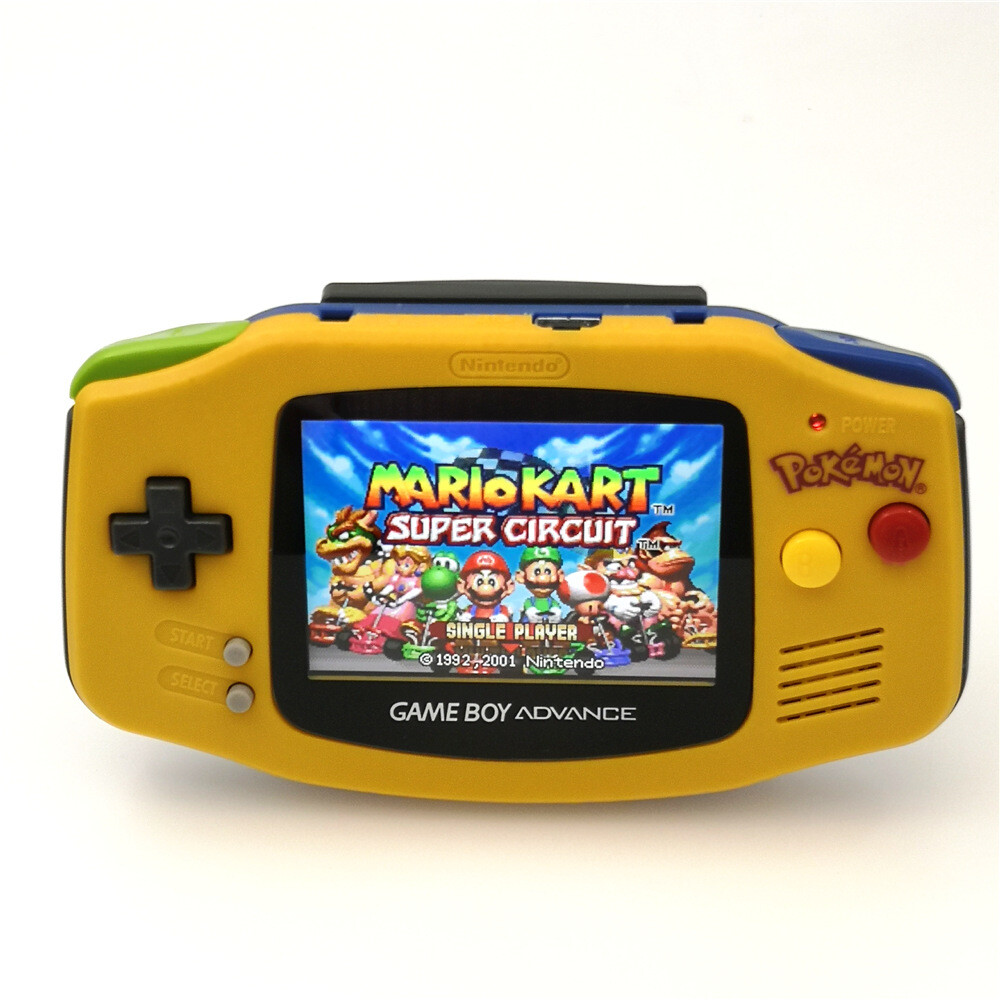 Nintendo GBA Game Boy Advance Console with iPS Backlight LCD MOD ...