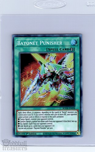 Burst of Destiny #BODE-EN098 Bayonet Punisher | eBay