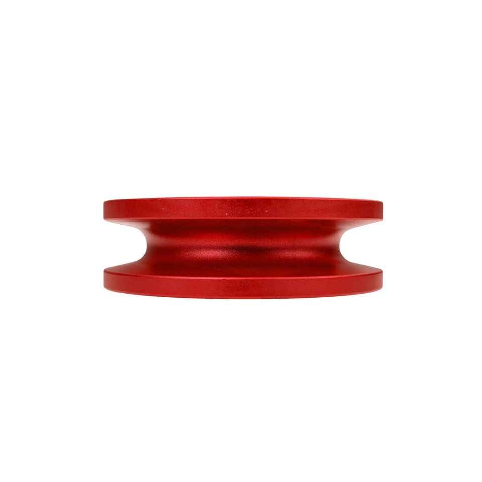 Aluminum Recovery Ring Snatch Block Pulley RED For 55000 lbs Soft ...