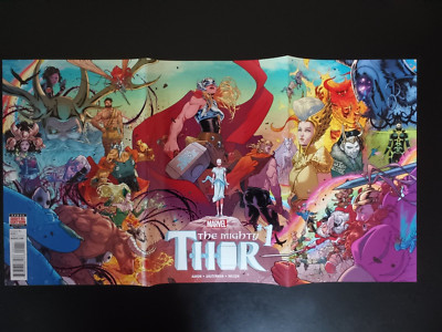 The Mighty Thor #1A Marvel 2016 VF Jason Aaron Volstagg Loki Jane ...