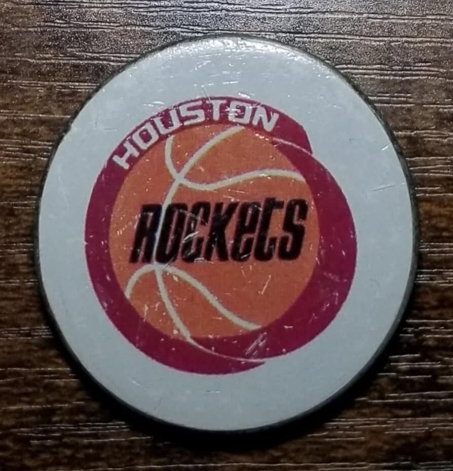 VTG Houston Rockets Pog Slammer *RARE* NBA Metal Paper Weight ...