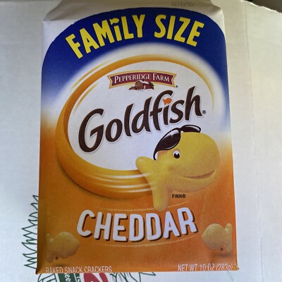 6 Pack - GOLDFISH CHEDDAR BAKED SNACK CRACKERS FAMILY SIZE 10 Oz | eBay