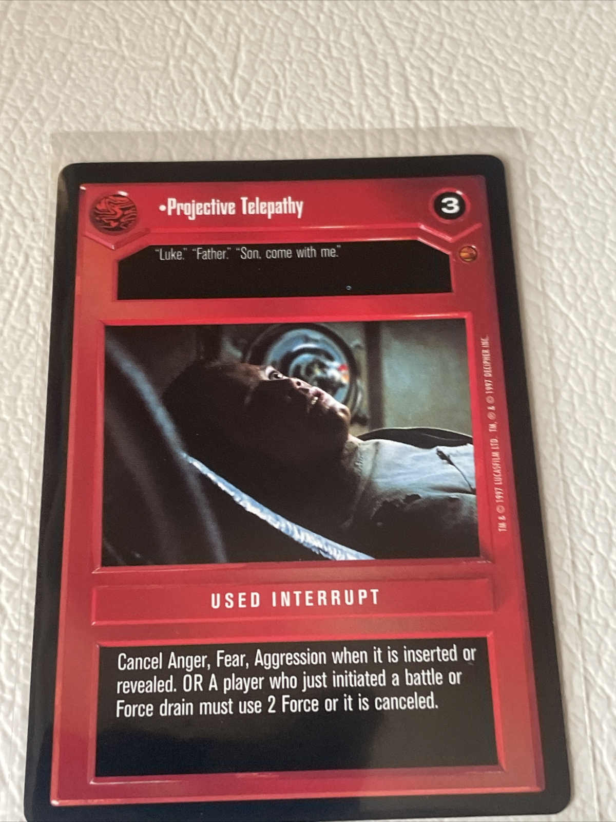 SWCCG: Projective Telepathy Cloud City Star Wars CCG Decipher | eBay
