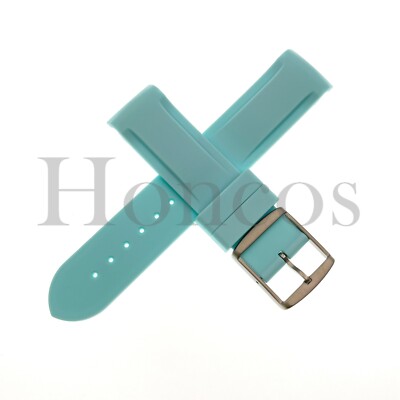 Baby Blue - RUBBER WATCH STRAP for Omega X Swatch Speedmaster ...