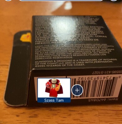 New Lego 71047 Dungeons and Dragons Minifigure Szass Tam DnD CMF | eBay