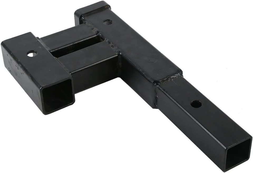 4000 LB Dual 2" Trailer Hitch Receiver Rise-Drop Adapter Extender ...