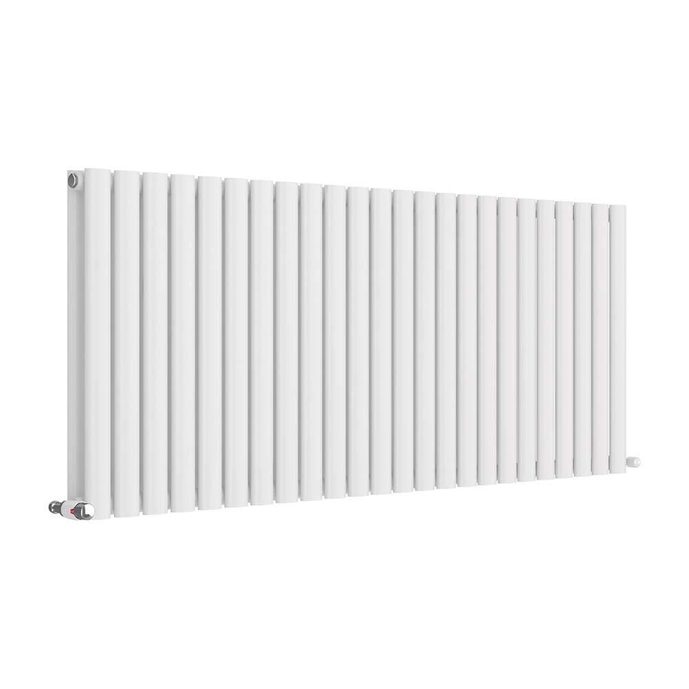 Radiator Horizontal Double Panel Oval Column Designer Central Heating ...