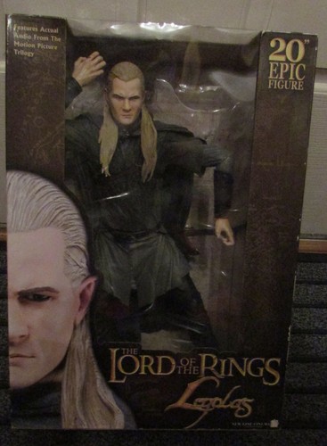 Lord of the RIngs 20" Epic Legolas Figure Neca Unopened in Box Motion ...