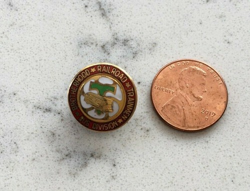 ANTIQUE RR UNION SERVICE PIN BROTHERHOOD OF RAILROAD TRAINMEN BUS ...