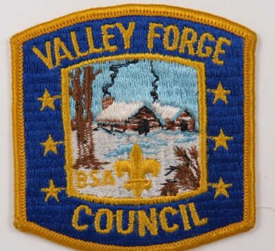 Valley Forge Coucil BSA Patch CP DARK YELLOW Border [C-1218] | eBay