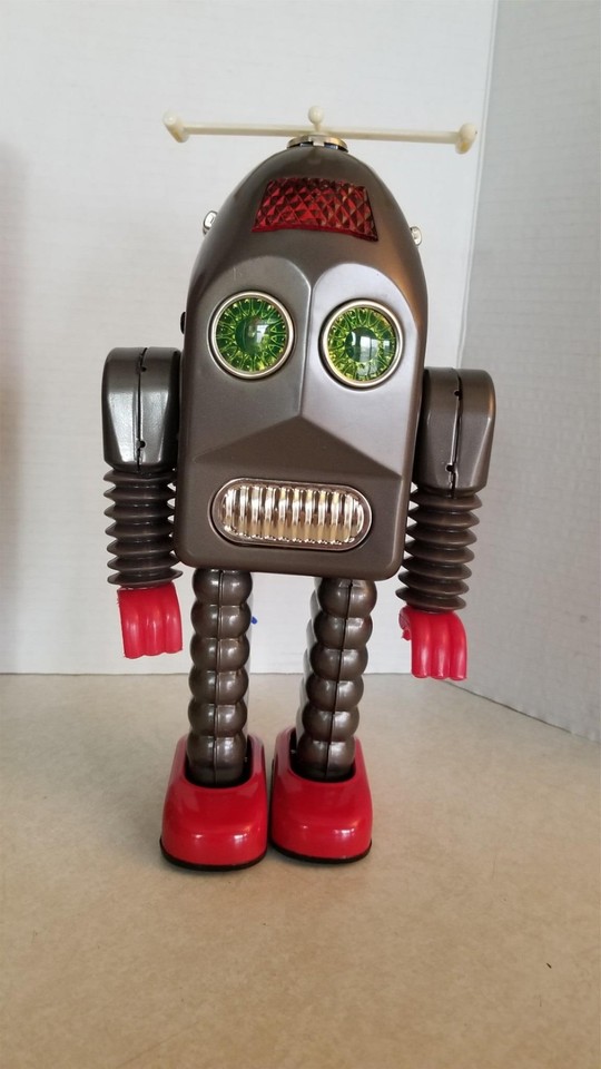 Thunder Robot 11.5" Tin Battery Operated New In Box Shelf Up1 | eBay
