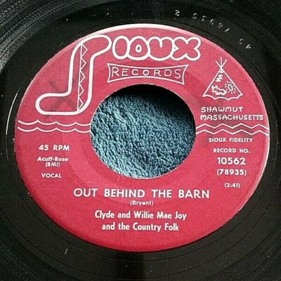 Clyde & Willie Mae Joy - Out../Memories of the Wabash Cannonball 45 ...