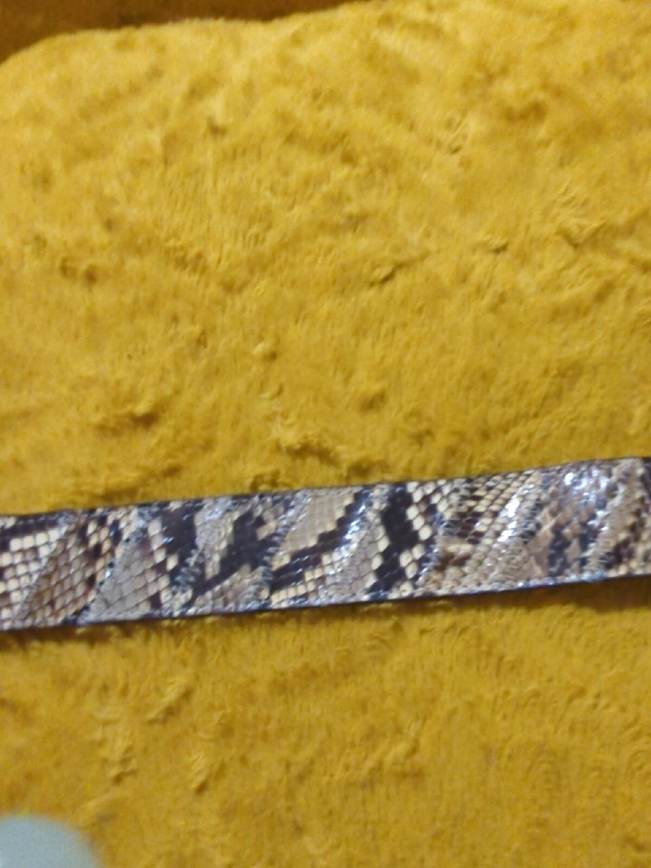 Acme Python Snakeskin Belt Mens Sz 30 Exotic Leather Patchwork Western ...