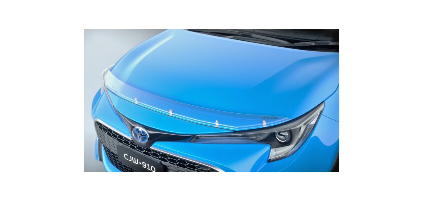 TOYOTA COROLLA BONNET PROTECTOR HATCH JUNE 2018 SEDAN OCT 19 GENUINE ...