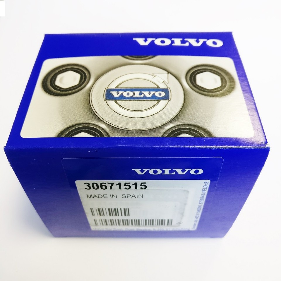 4x Hub Cap 30671515 Volvo Hub Cap Kit c30, S40, S60, S80, V50 V70, XC60 ...