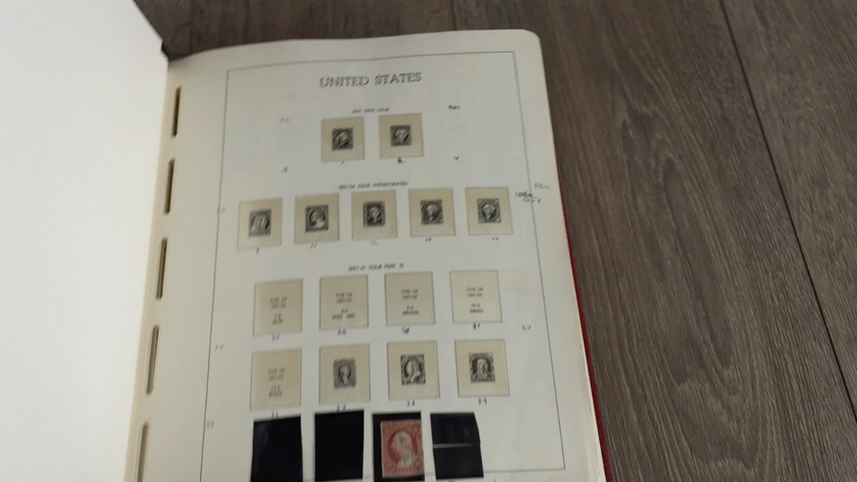 US STAMPS Lighthouse Hingeless US Album 1847-1930 + Airmail MINT & USED ...