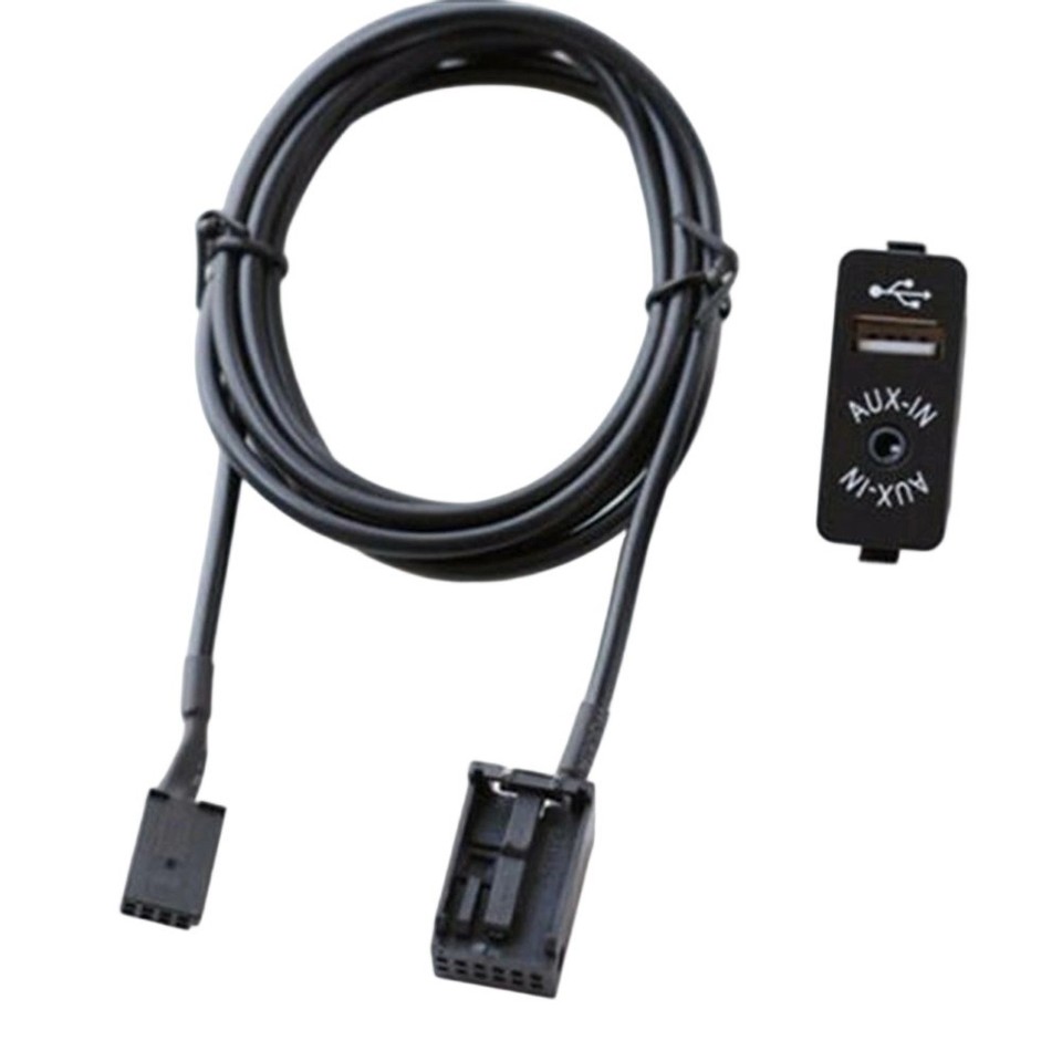 USB Aux Socket Adapter Cable for BMW E39 E46 E38 E53 X5 Car Console ...