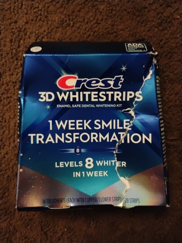 Crest 3D Whitestrips Glamorous White Levels 8 Whiter Exp 2026 | eBay