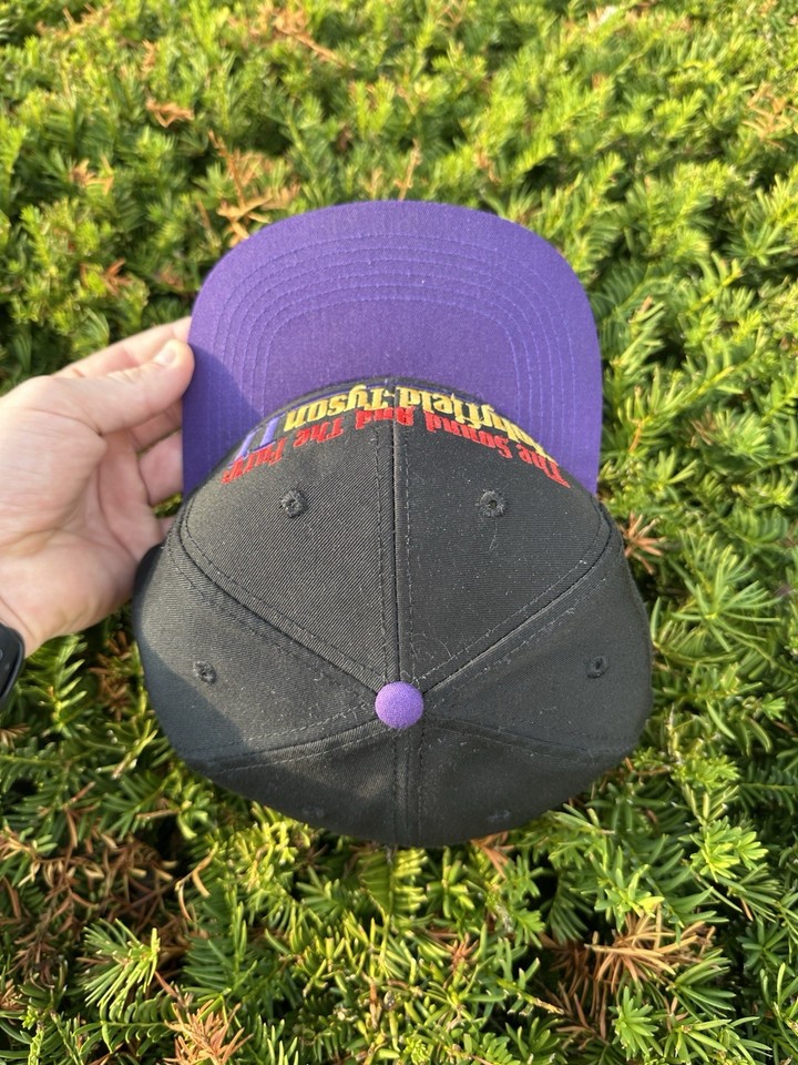 Vintage 1997 MGM Grand Mike Tyson Vs Holyfield 2 Snapback Hat Ear Bite ...