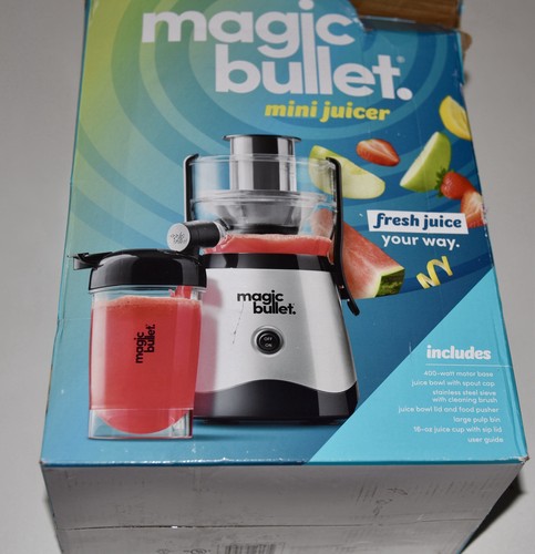 Magic Bullet Mini Juicer, 400-Watt, Silver | eBay