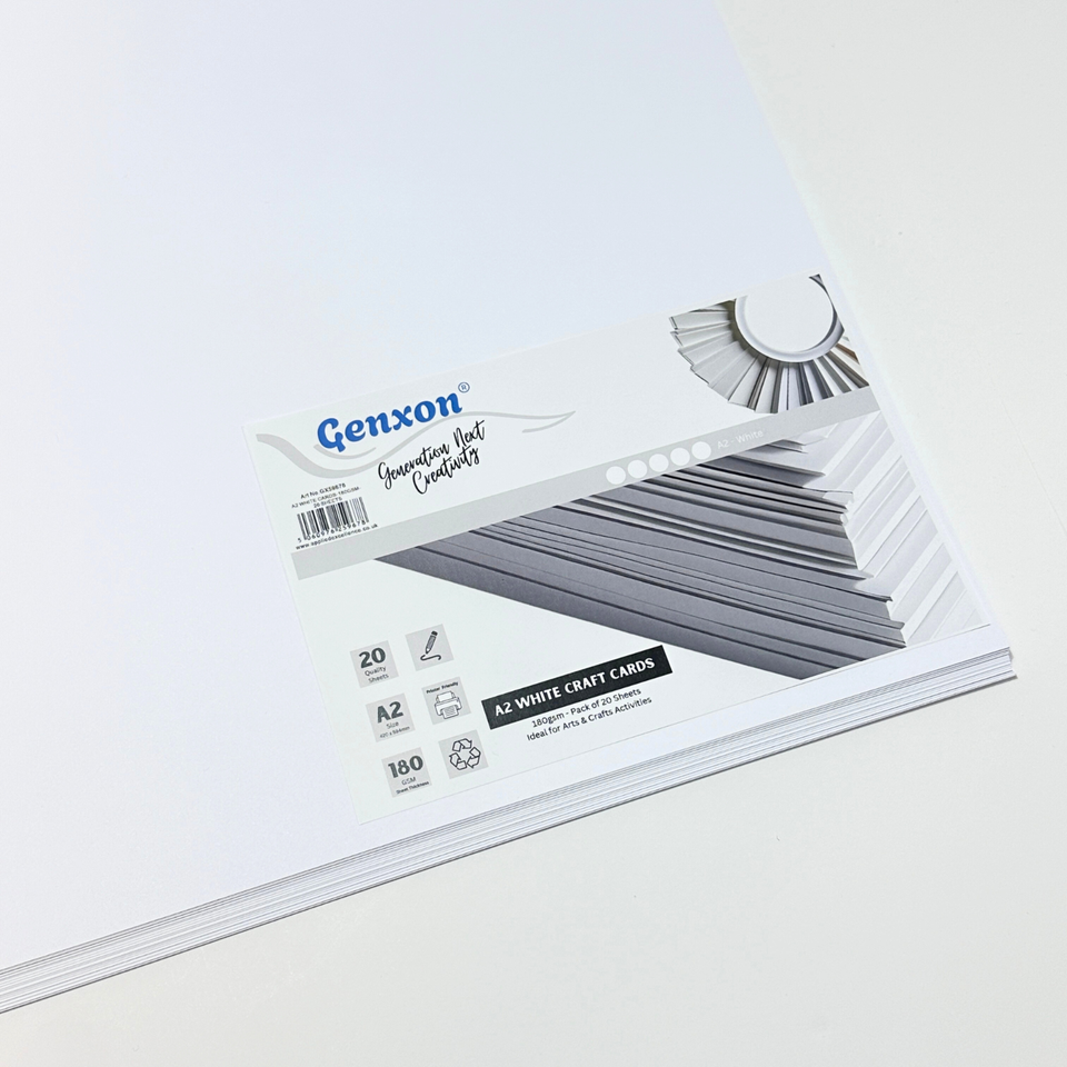 A2 White Card 180GSM Paper Office Art Craft Printer Copier Sheets ...