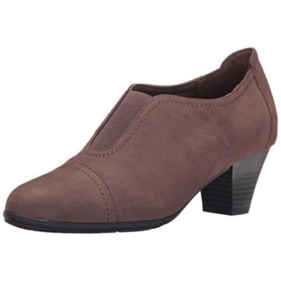 EASY SPIRIT $109 Womens CLEON Brown Leather BOOTIES BOOTS SHOES SZ 6.5 ...