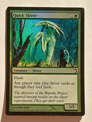 Magic MTG - Quick Sliver (Foil) - Premium Deck Slivers - LP | eBay