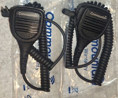 (2x) Commountain CM01-M2P: Motorola Speaker/Mic, Adjustable Clip ...