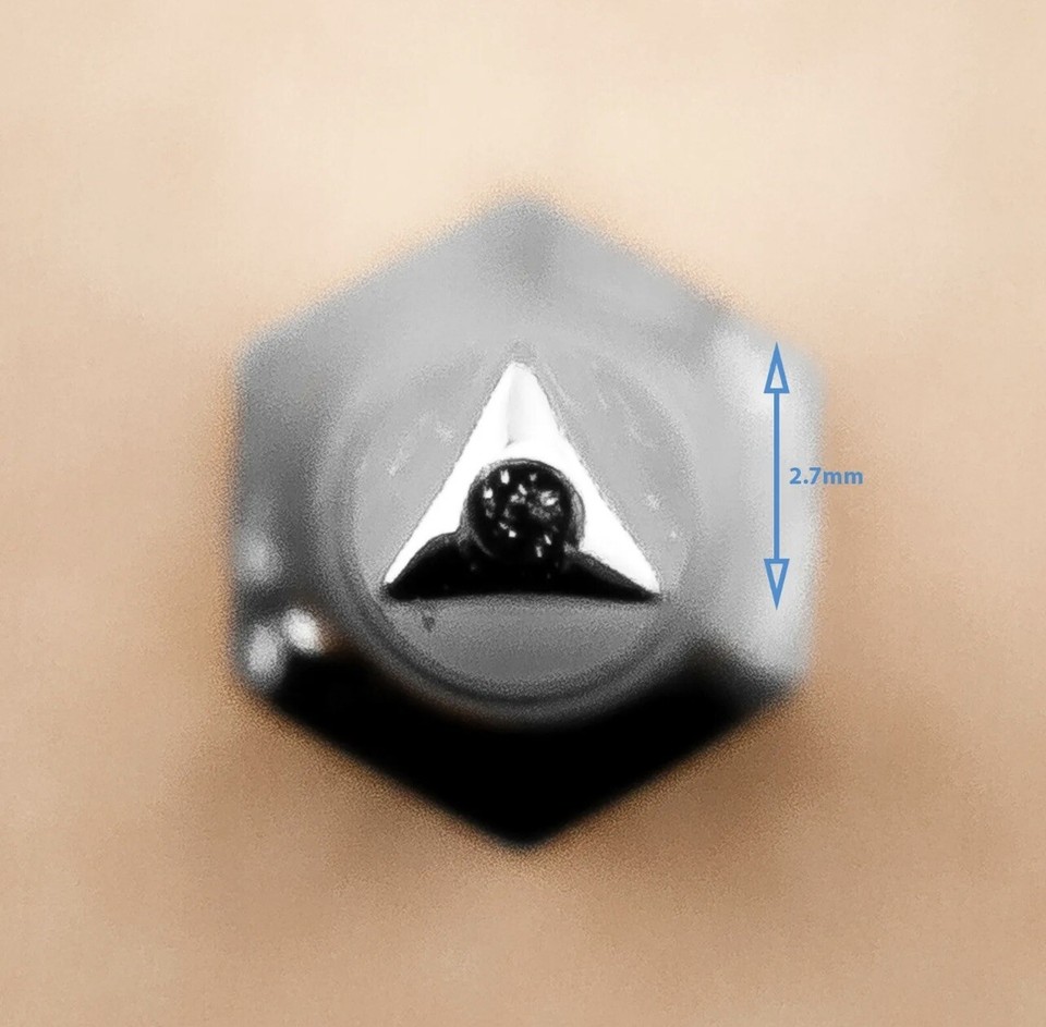 6PCS Triangle Head Security Screwdriver Tool Triangular for Bit Toys 1/ ...