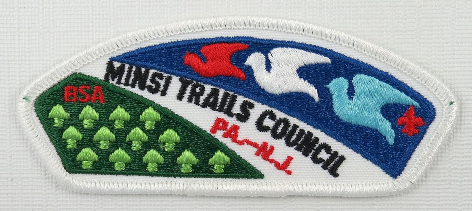 Minsi Trails Council BSA CSP PA NJ WHT Bdr. [QR-352]2 | eBay