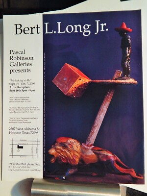 BERT L LONG JR ART PIECES VTG ORIG 2000 ADVERTISEMENT | eBay